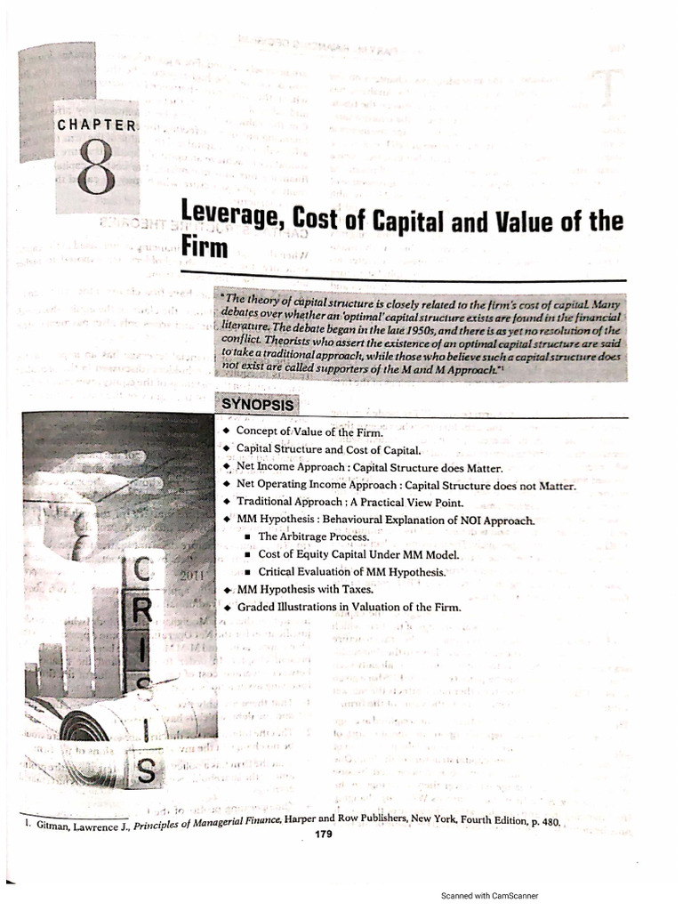 Capital Structure Theory | PDF