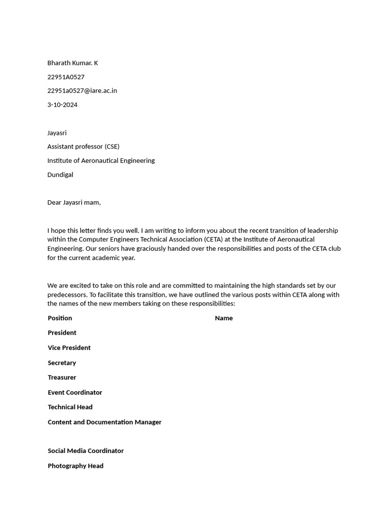 Bharath Kumar | PDF | Career & Growth