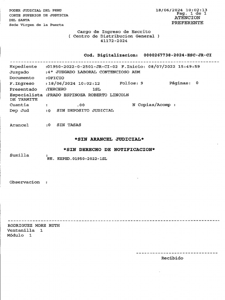 Exp. 01950-2022-0-2501-JR-CI-02 - Anexo - 78733-2024 | PDF