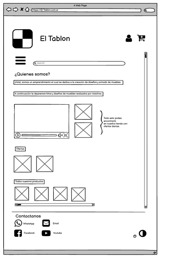 Proyecto Final Boceto | PDF | Facebook | Red mundial