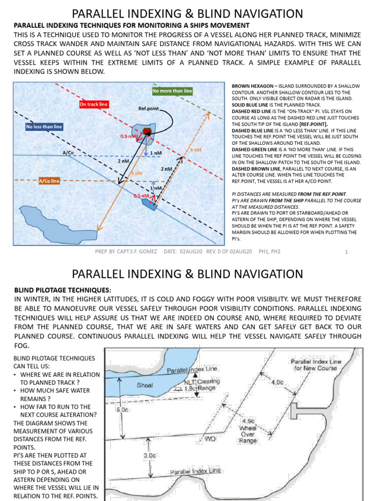 Parallel Indexing & Blind Navigation | PDF | Navigation | Water Transport