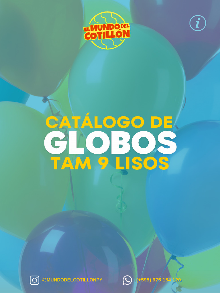 Catalogo Globos Lisos Lista 2 | PDF