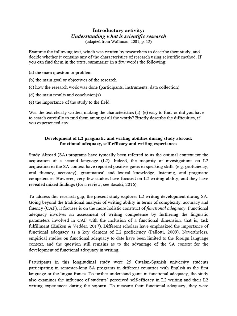 L2 Writing Development in Study Abroad | PDF | Fluency | Second Language