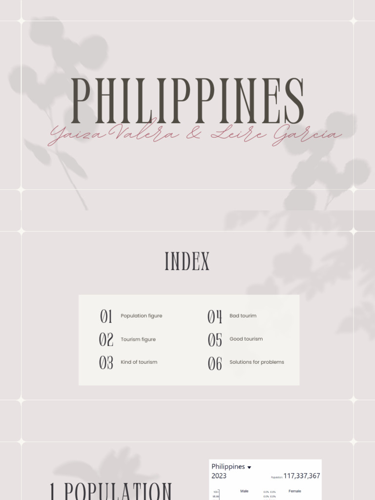 Ricardo Soto | PDF | Philippines | Tourism