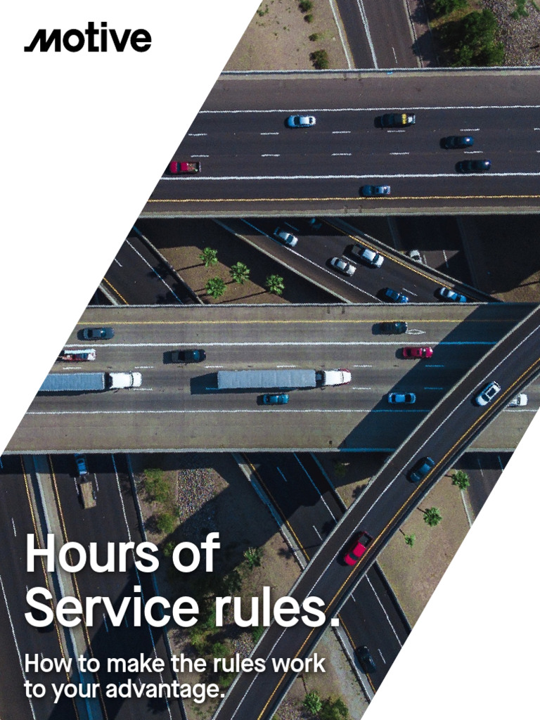 Guide Hours of Service Rules | PDF | Land Transport | Transport