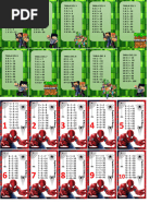 Tablas de Multiplicar 2 al 9 | PDF