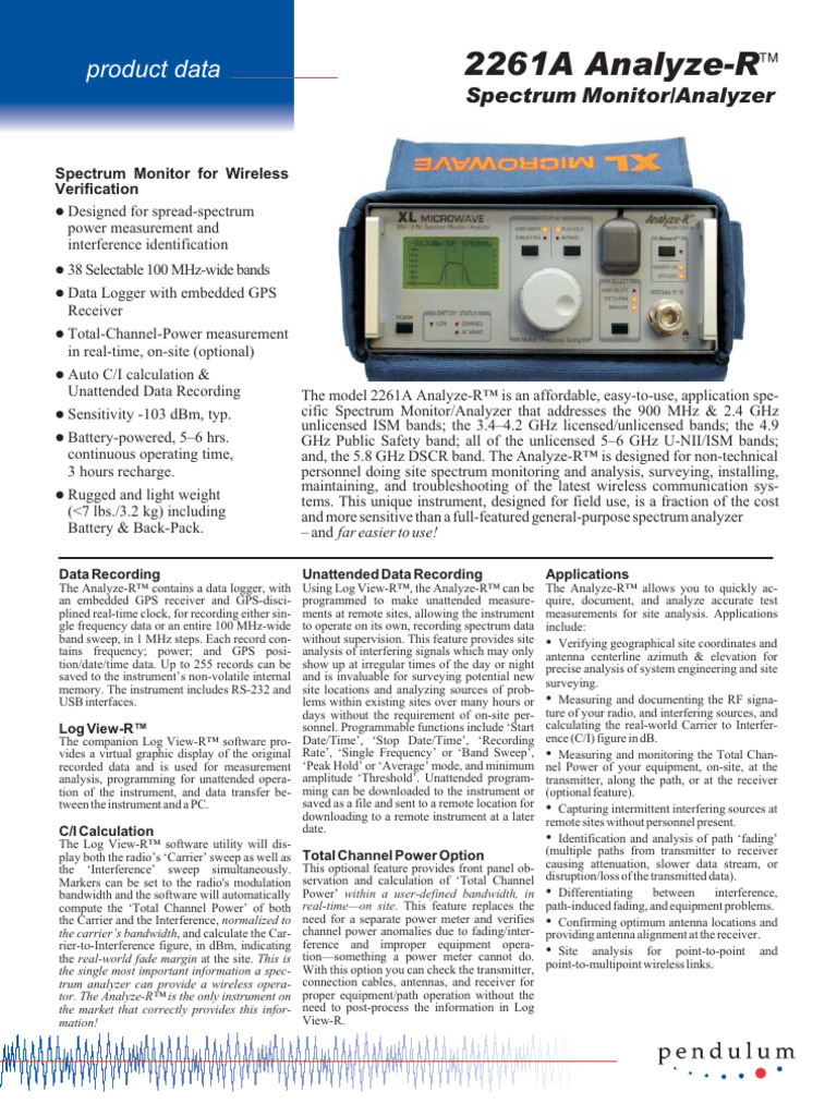 pd_2261A | PDF | Broadcasting | Radio Technology