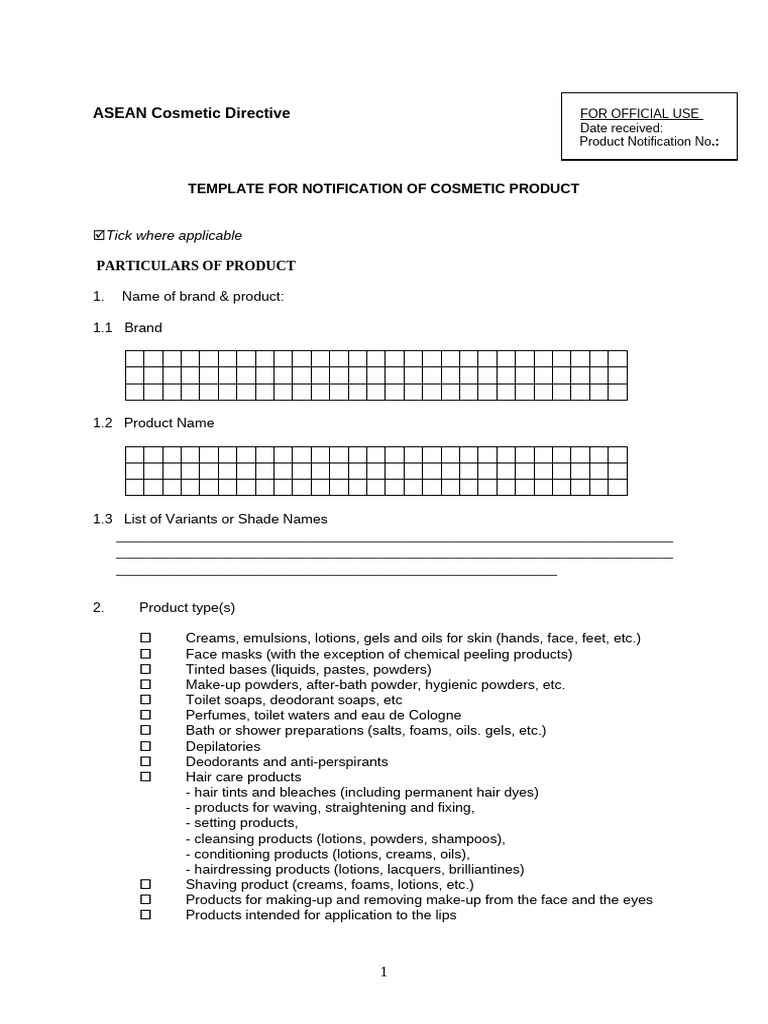NOTIFICATION_TEMPLATE | PDF | Cosmetics | Toiletry