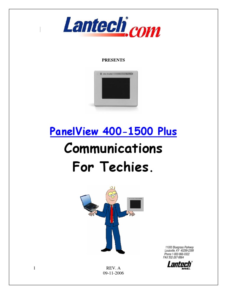 Panelview Plus 400 To 1500 Communications | PDF | Gateway ...