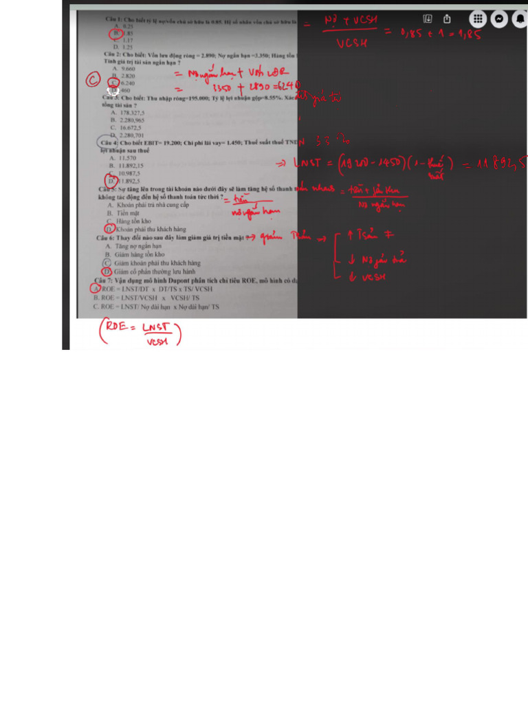 Giải đề TCDN cô Phương | PDF