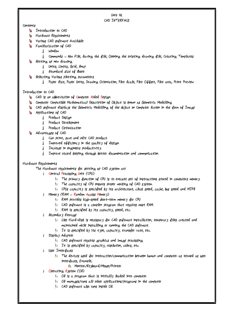 Unit 02 Part 01 | PDF | Computer Aided Design | Central Processing Unit