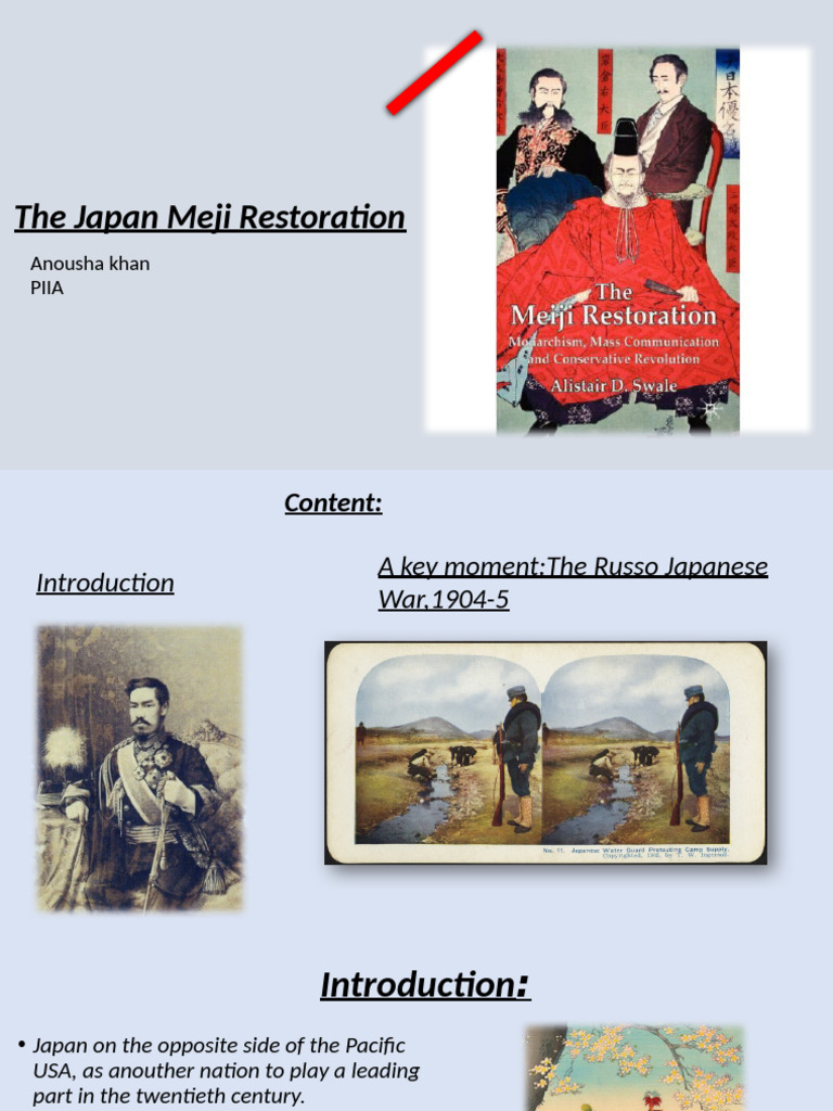 Meiji Restoration and Russo-Japanese War | PDF | Military | Naval Warfare