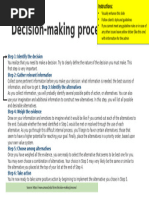 Wise Choice Process: Decision-Making Steps | PDF