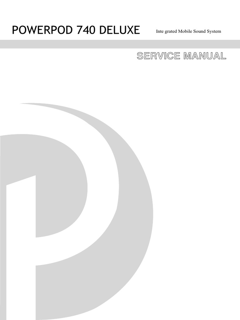 Phonic - Powerpod - 740deluxe 1 | PDF
