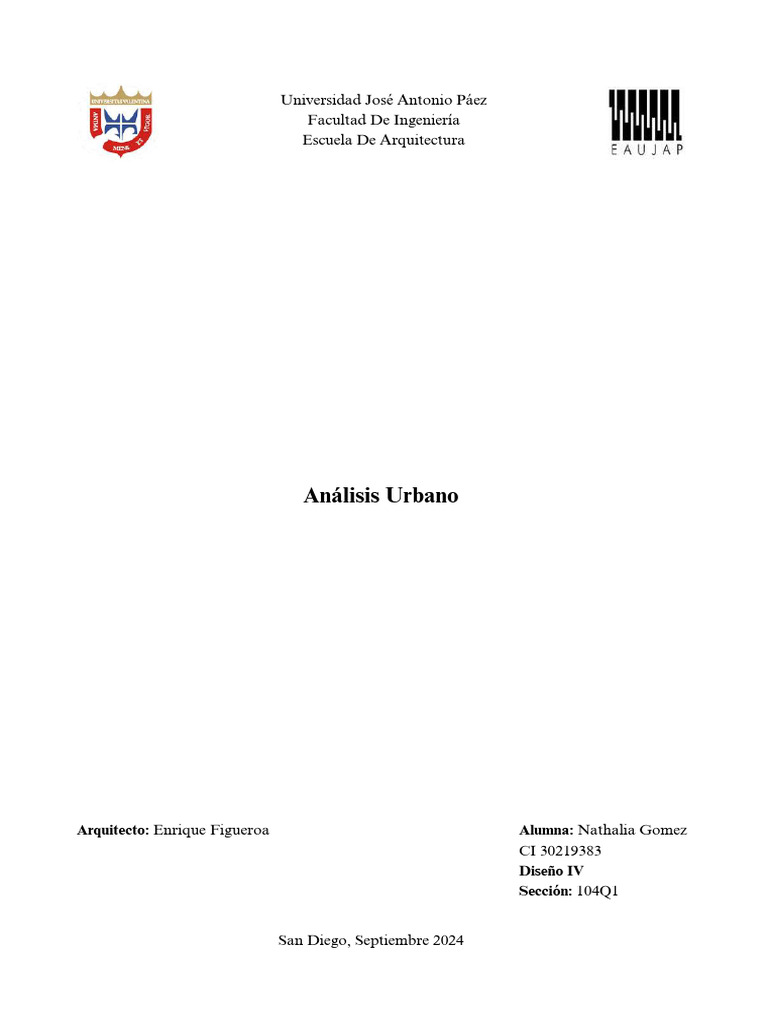 ENTREGA ANALISIS URBANO DISEÑO 4 (1) - Compressed | PDF | edificio | Infraestructura