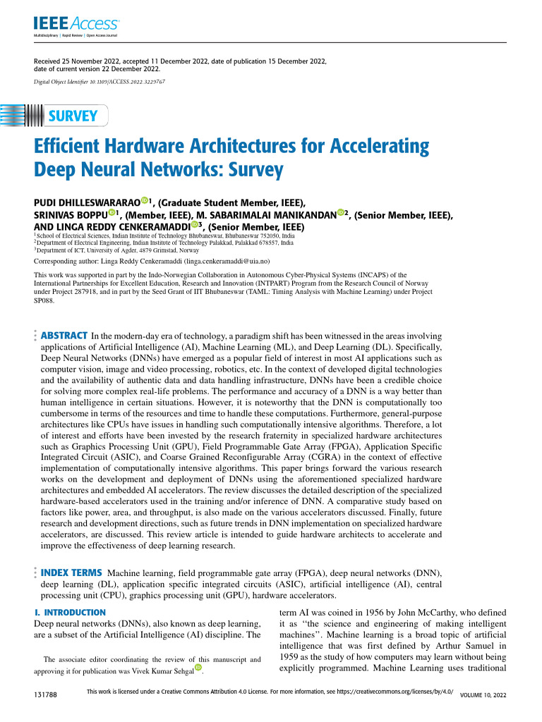 Efficient_Hardware_Architectures_for_Accelerating_Deep_Neural_Networks_Survey | PDF | Deep ...