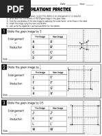 Dilations Foldable INB | PDF | Teaching Methods & Materials