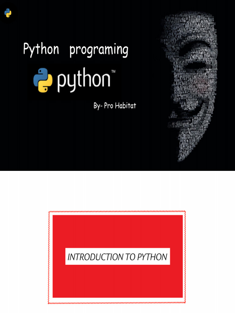 Python Baseics in One Shot | PDF
