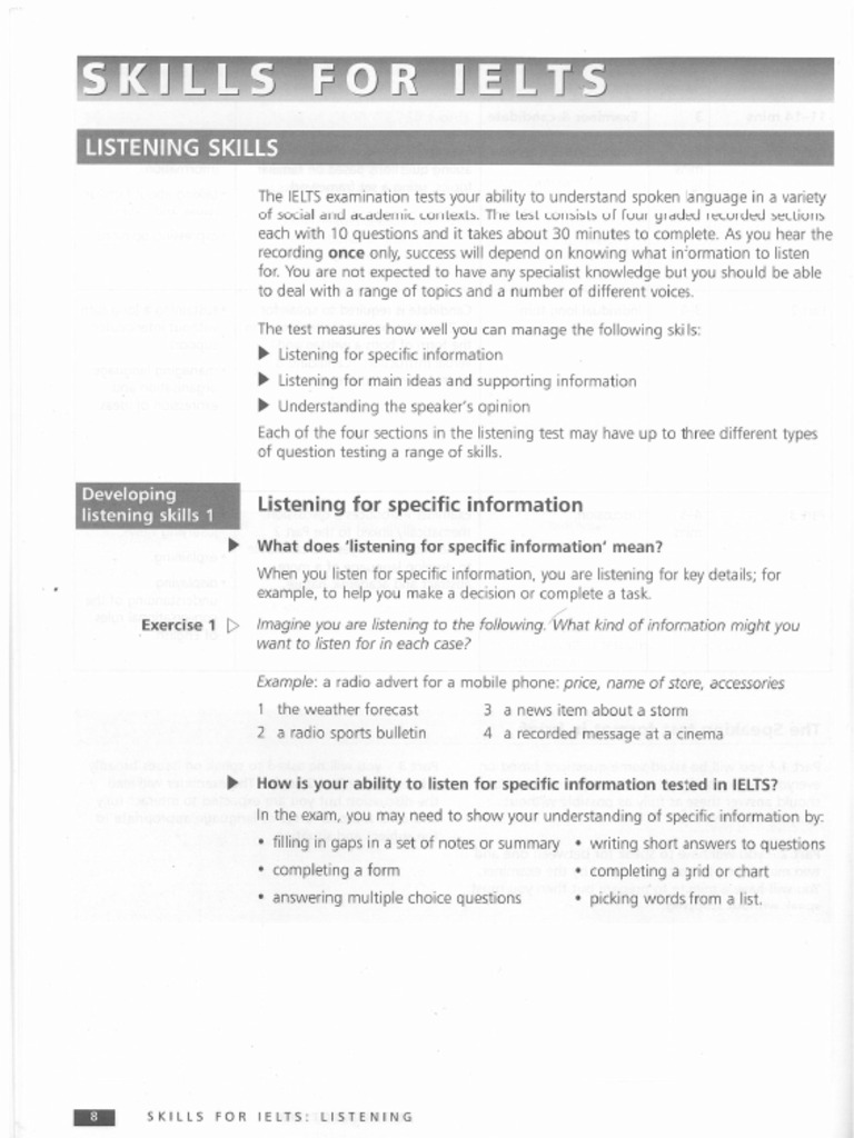 Listening 1.1 | PDF