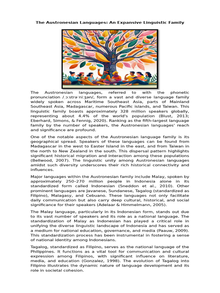 The Austronesian Languages | PDF | Human Communication | Linguistics