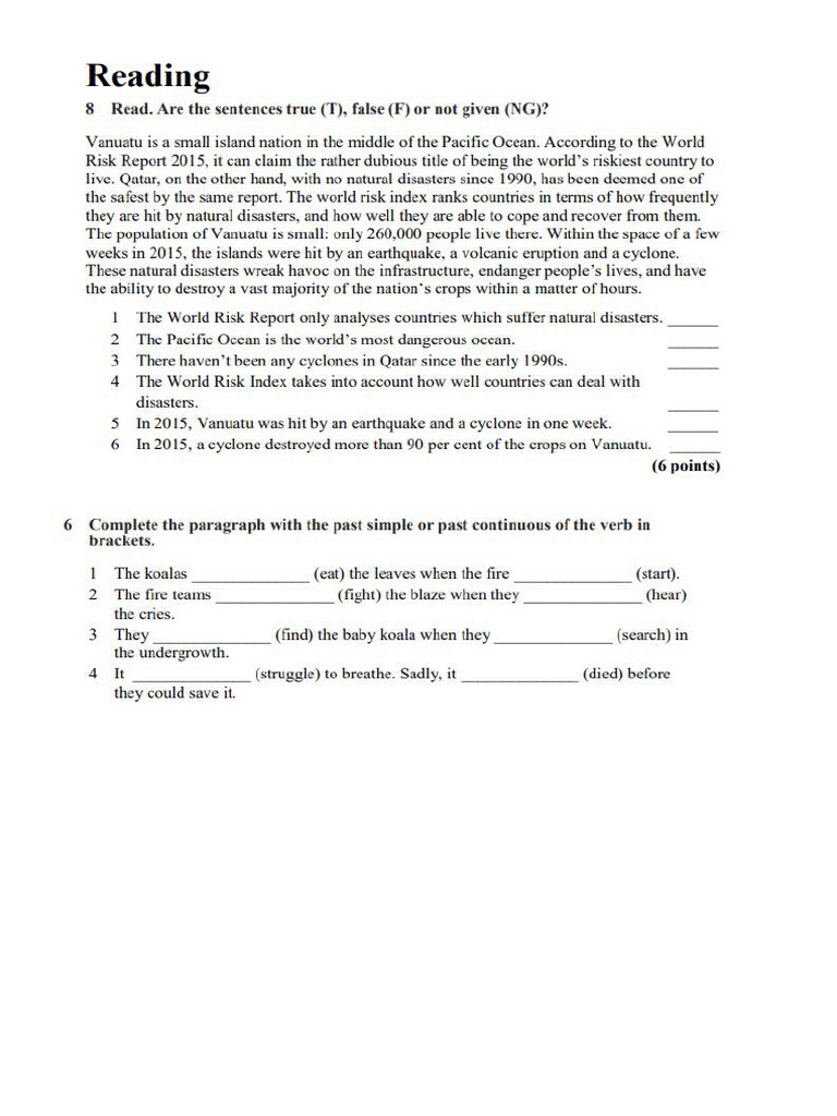 Exam B1 Level | PDF