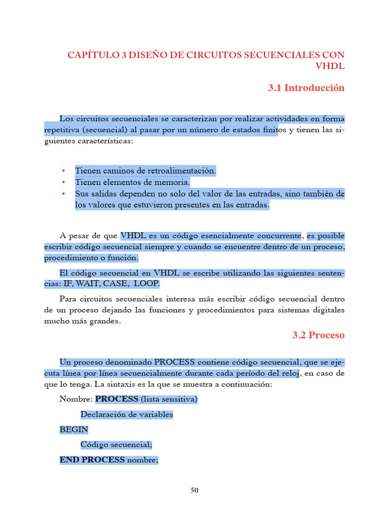 Vhdl Códigos Secuenciales | PDF | Vhdl | Programación de computadoras