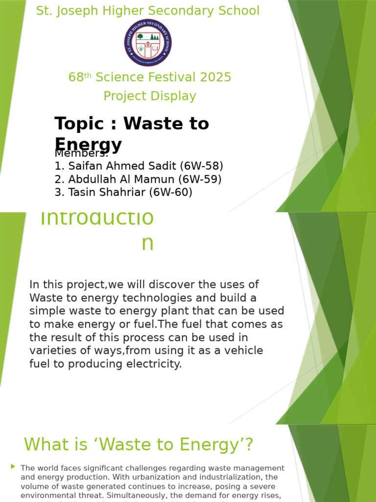 Science Project | PDF | Anaerobic Digestion | Gasification