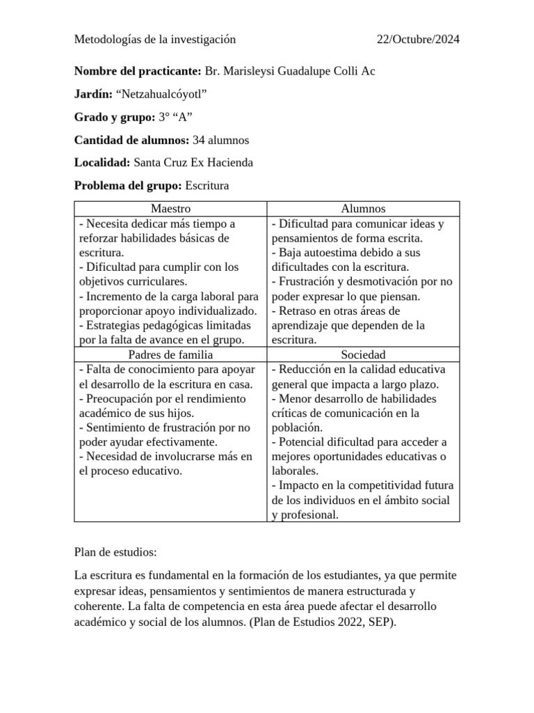 metodologias | PDF | Plan de estudios | Aprendizaje