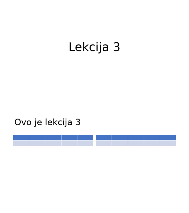 Lekcija 3 | PDF