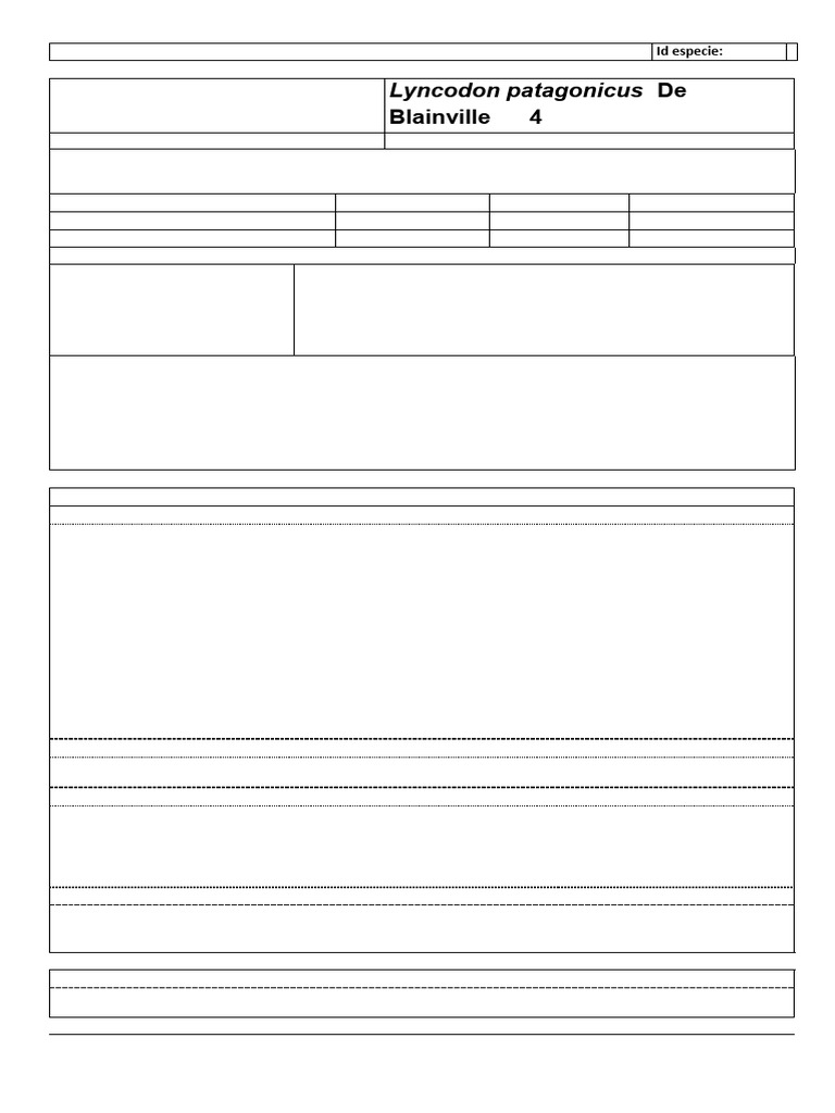 Lyncodon Patagonicus 16RCE PAC | PDF | Chile | Organismos