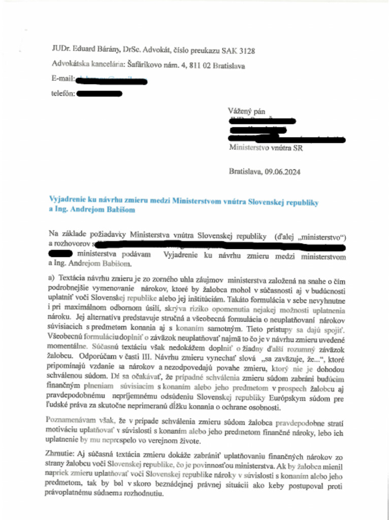 Analýza JUDr Barány Anonym. | PDF