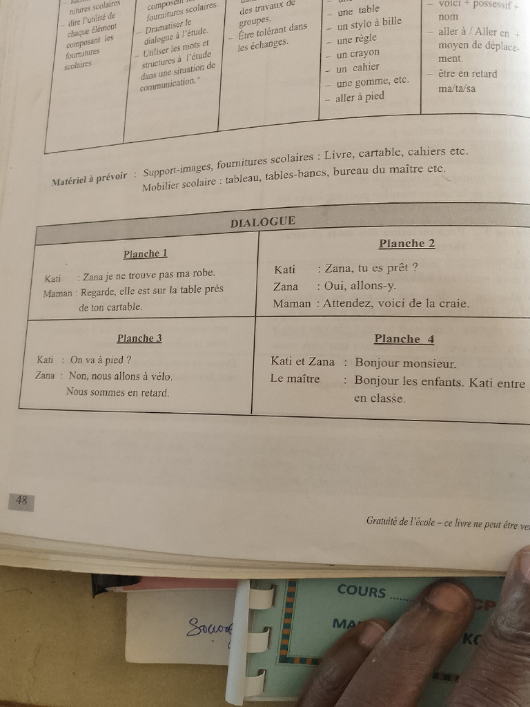 Planche Expression Orale Cp1 | PDF