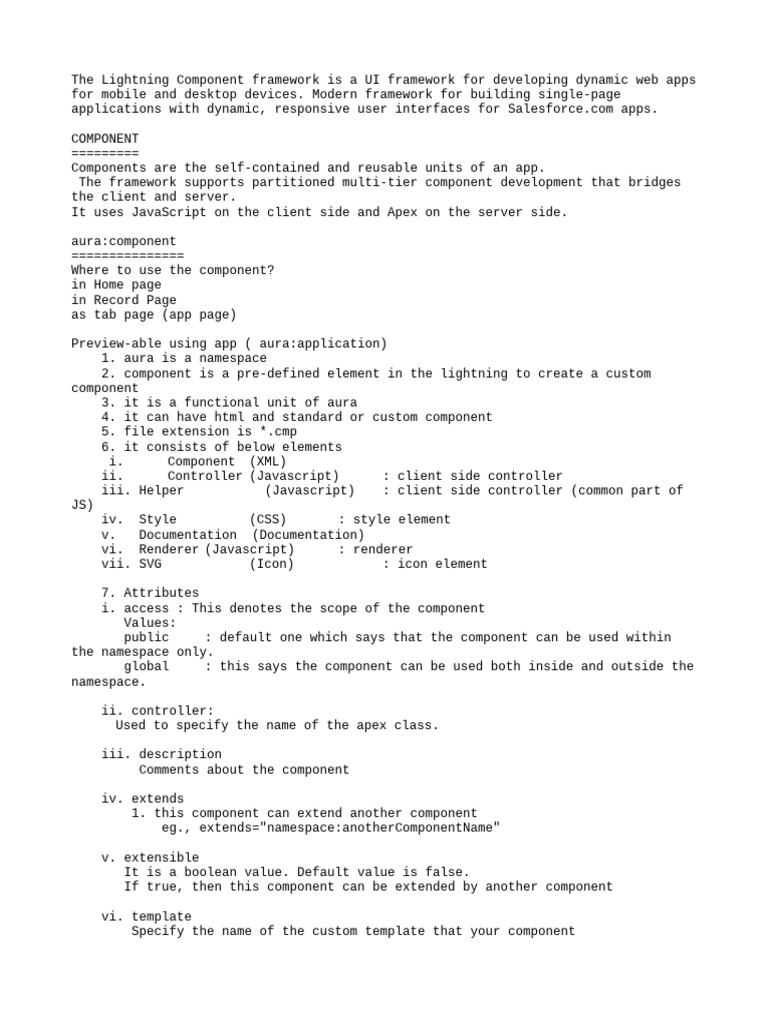 Aura 1 | PDF | Java Script | Namespace