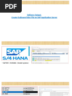 SAP T-Code Series: VL71 | PDF