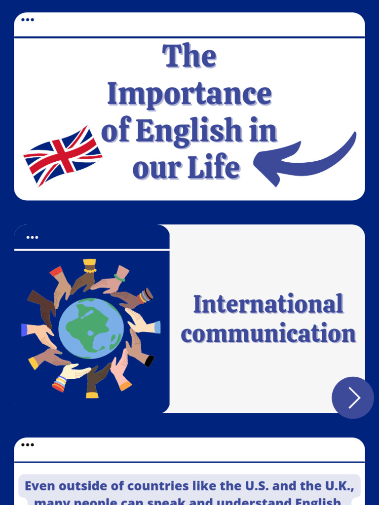 The Importance of English in Our Life | PDF