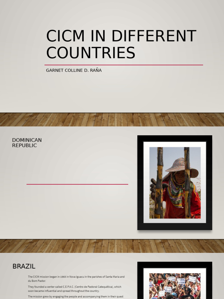 Cicm in Different Countries | PDF | History | Religion & Spirituality