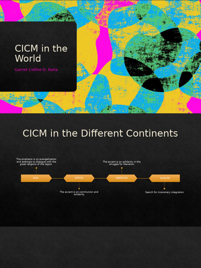 CICM in The World | PDF | Christian Mission | Missionary