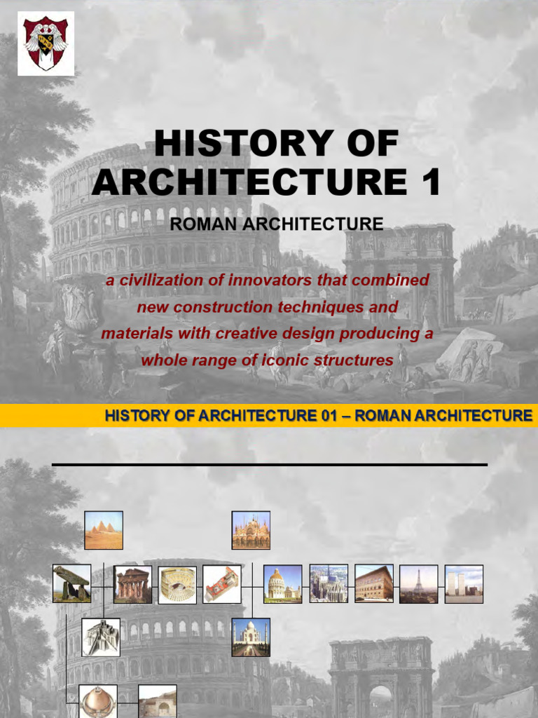 06 Pre-Classical Architecture Roman Architecture | PDF | Ancient Rome ...