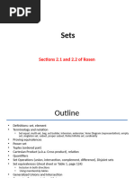 Lecture 1 - Sets and Sets Operations - Updated PDF | PDF | Set (Mathematics) | Mathematics