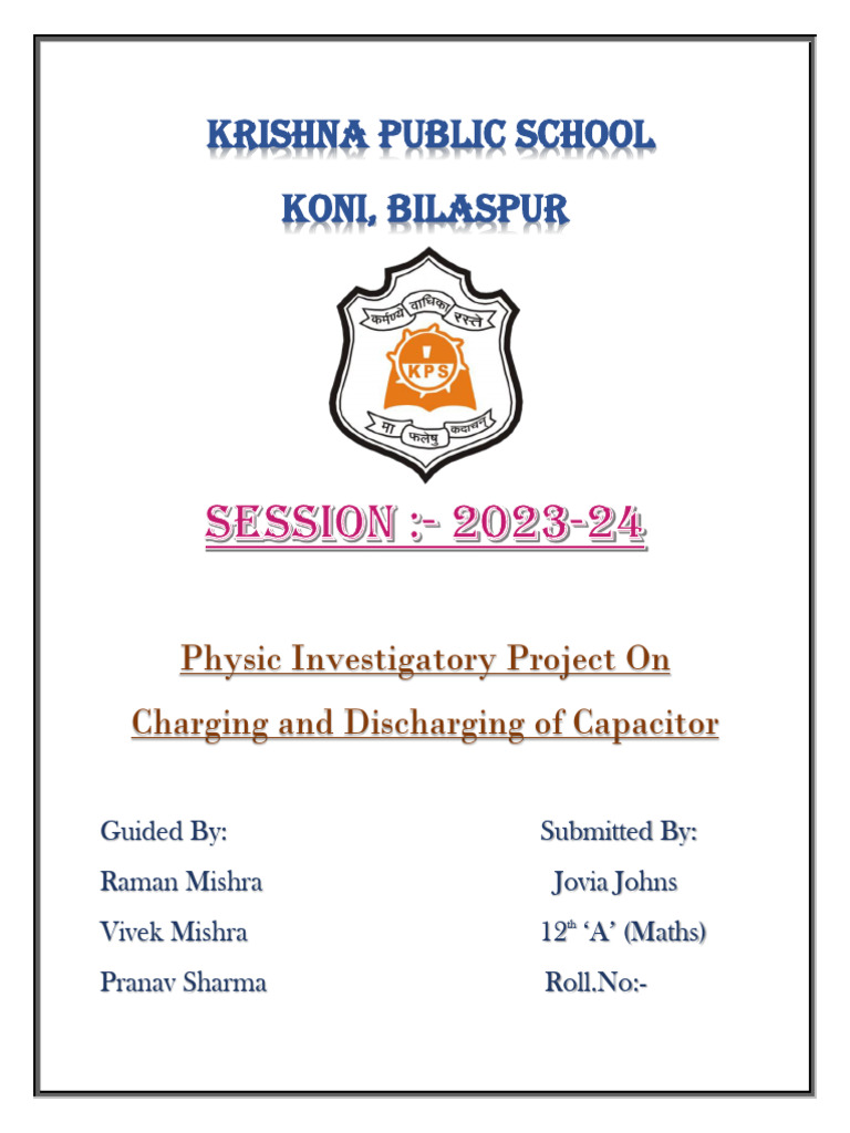 Physic Project 2023-24 | PDF