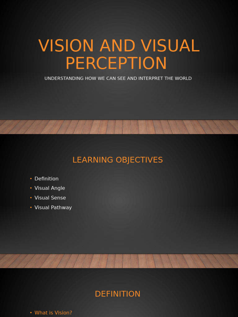 Vision and Visual Perception 1 | PDF | Visual Perception | Eye