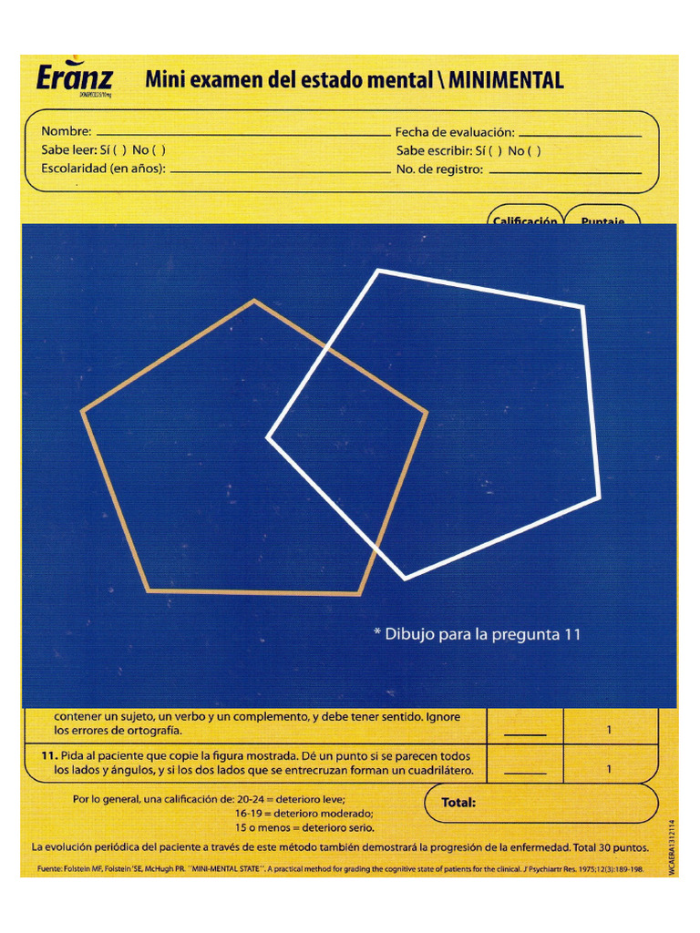 Minimental Anormal 1 | PDF