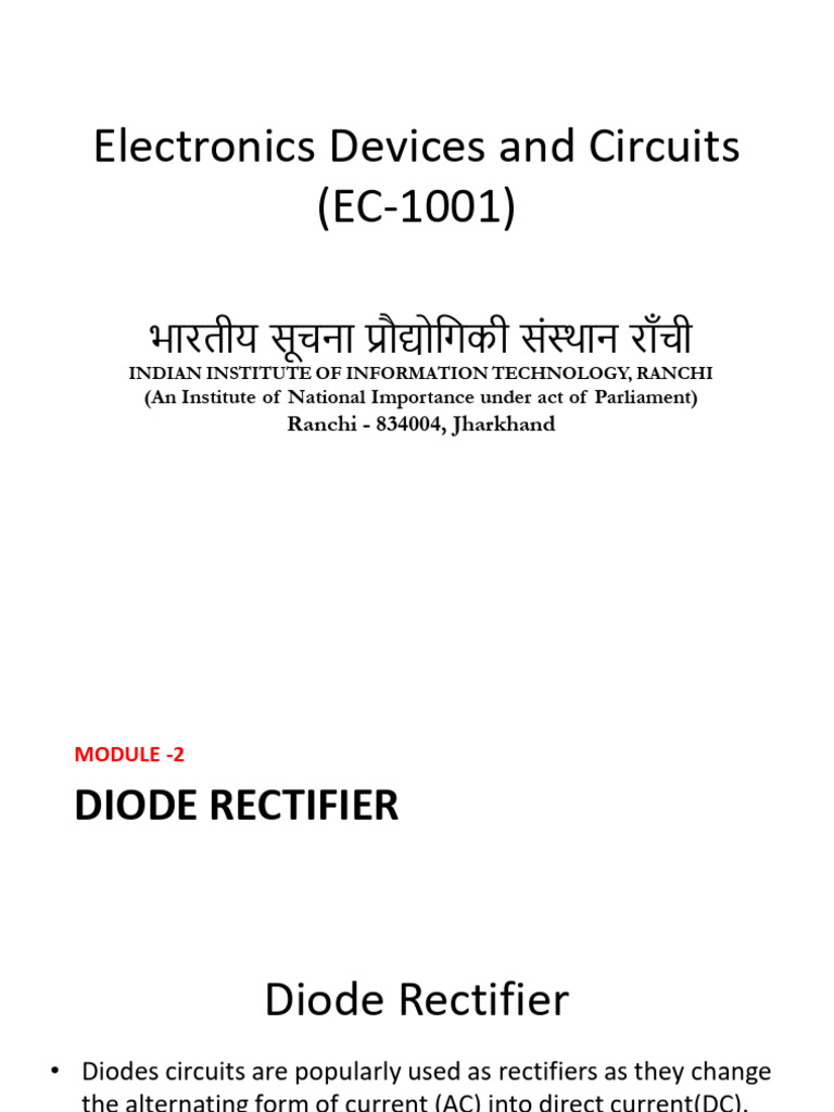 04 Diode Rectifier HW FW | PDF | Rectifier | Diode