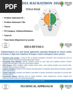 SIH Hackathon PPT | PDF