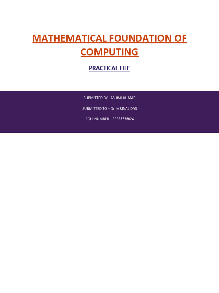 Practical File-MATHS | PDF | Modulation | Normal Distribution