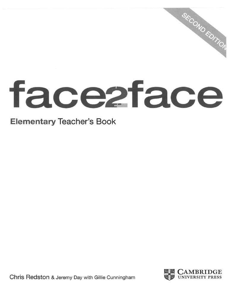 Teacher - S Book Face2face Elementary | PDF