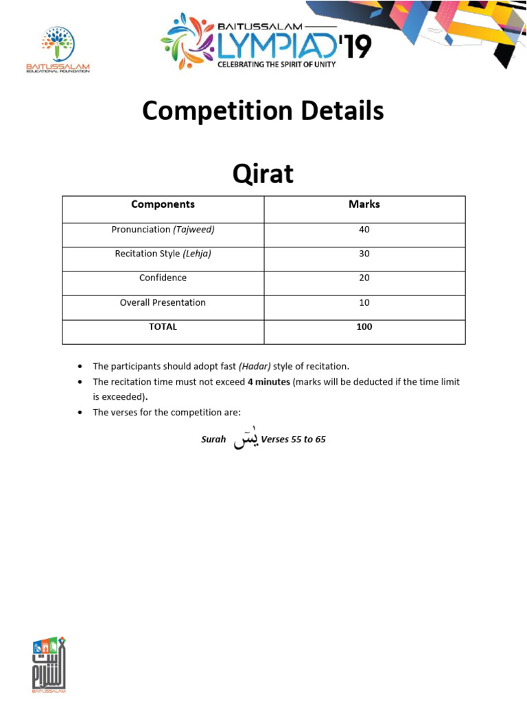Competition Details | PDF