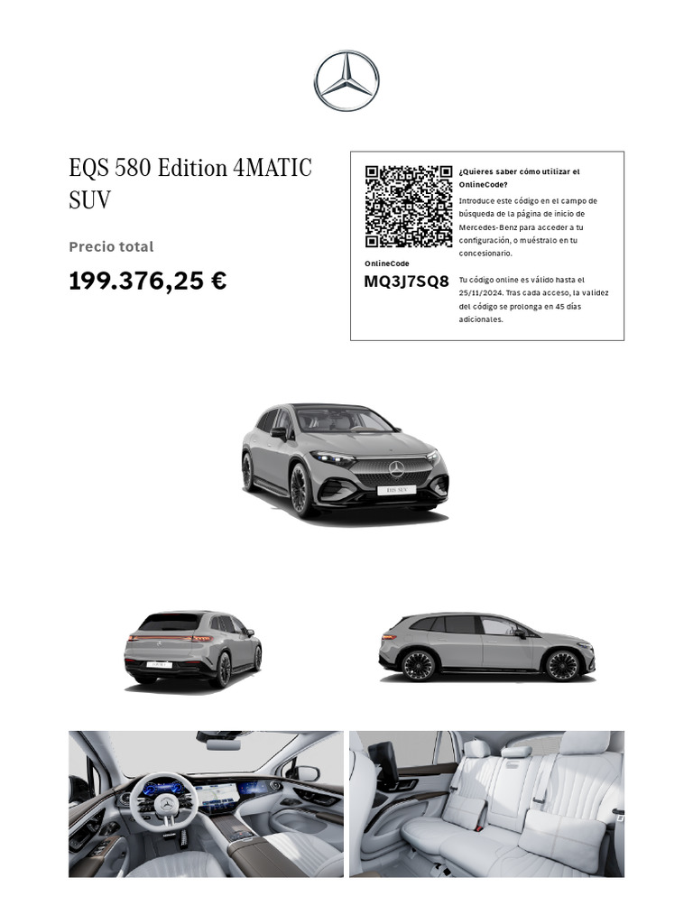 Eqs 580 Edition 4matic Suv Mq3j7sq8 | PDF | Vehículo de motor ...