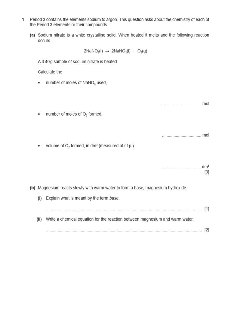 Chemical Energetics 1 QP | PDF | Nitrogen | Chemical Reactions