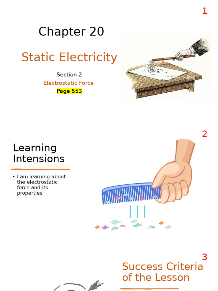 Lesson 20.2 - Electric Force (Students) | PDF | Electric Charge ...